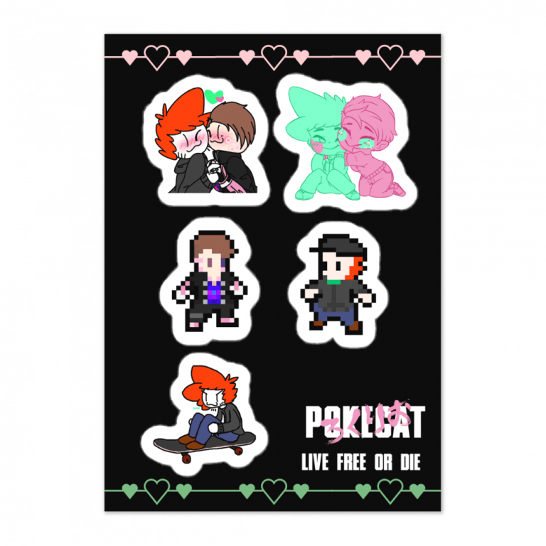 Poke & Deku Appreciation Sticker Sheet - PokeCat